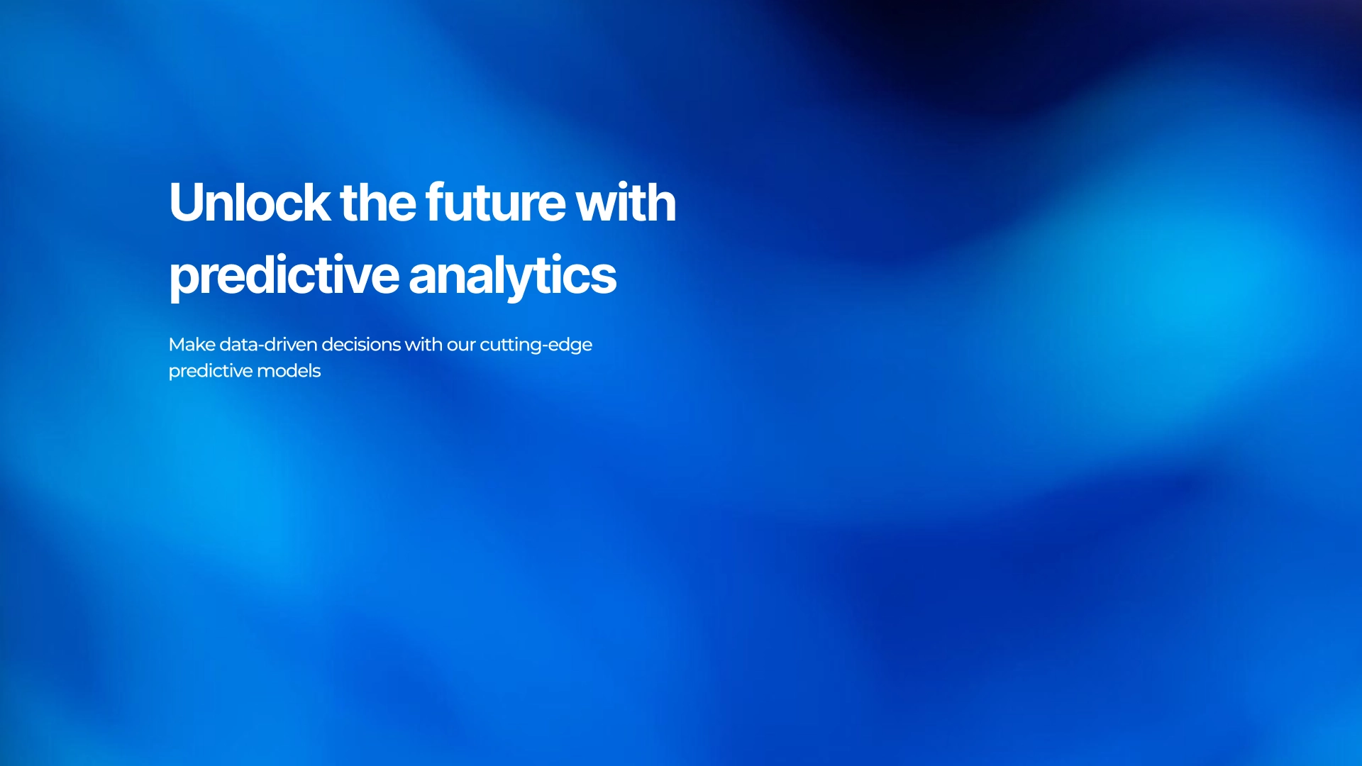 Smarter Decisions with Predictive Analytics | Stockeds
