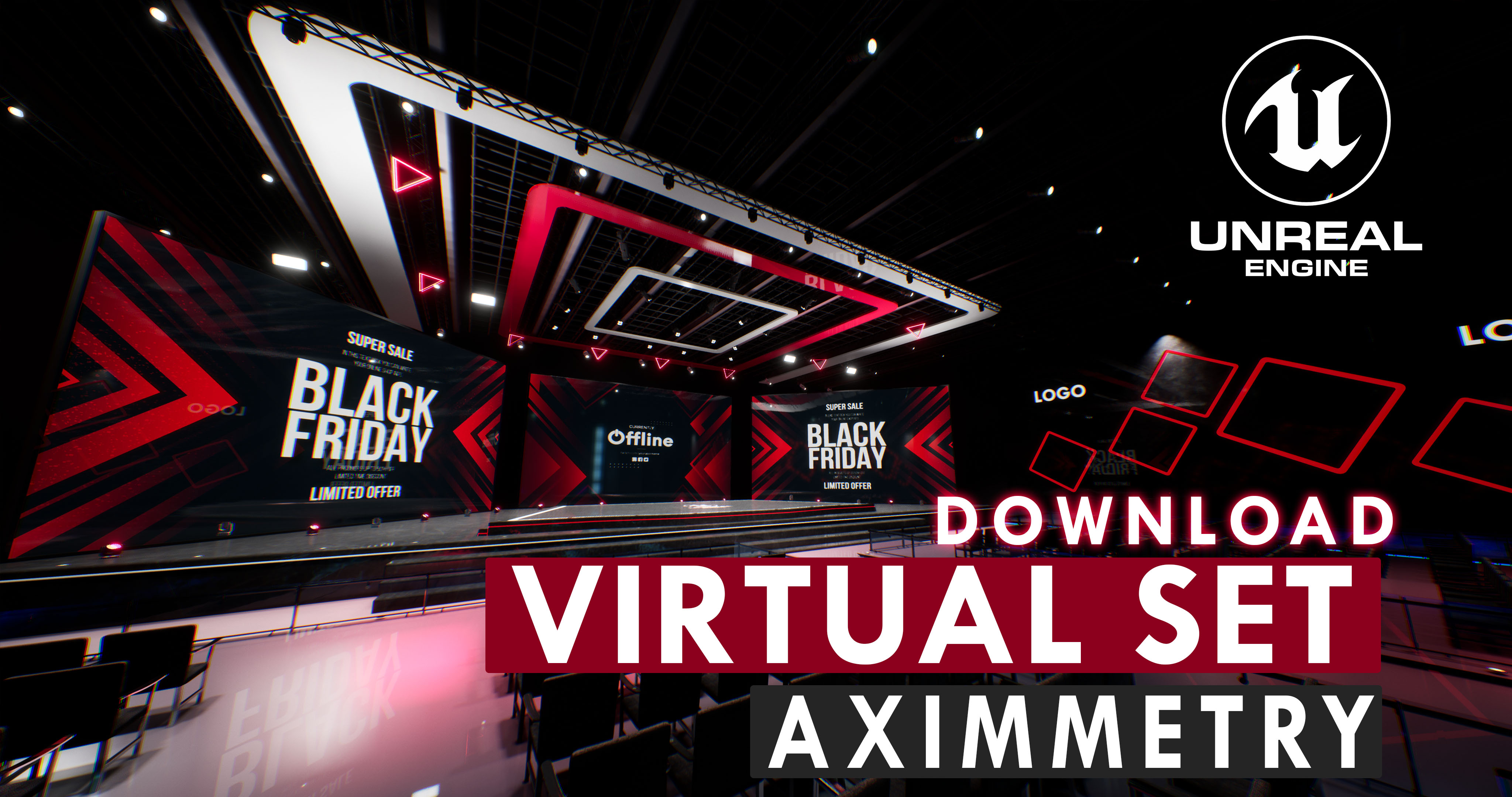 Virtual Sets | Buy STAGE ADS | DMX | Unreal Engine Corporate Virtual ...