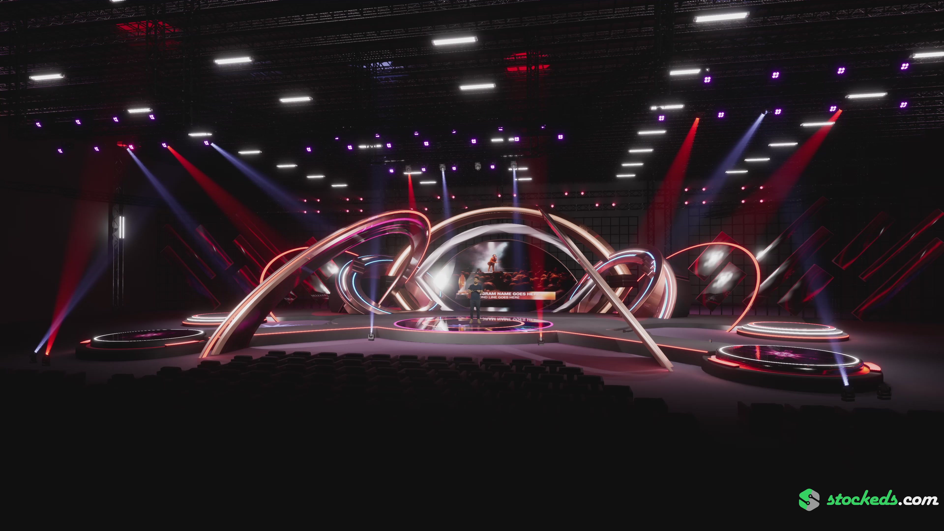 Virtual Sets | Buy STAGE EYRA21 | DMX Pyro | Unreal Engine Corporate ...