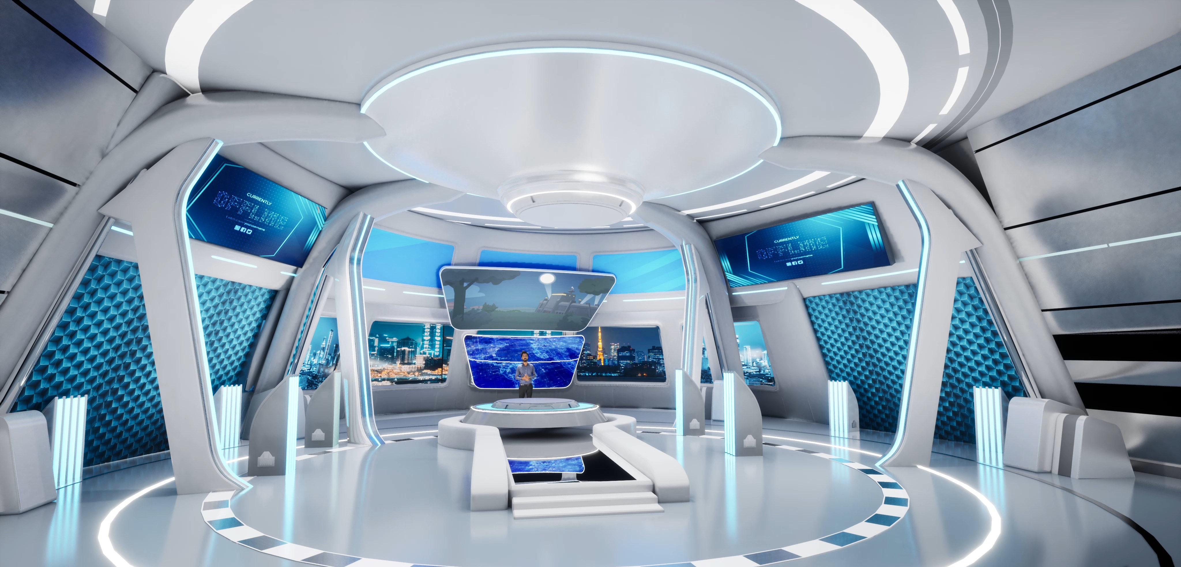 TALKSHOW VHJK9 | Unreal Engine Corporate Virtual Set | Virtual Sets ...