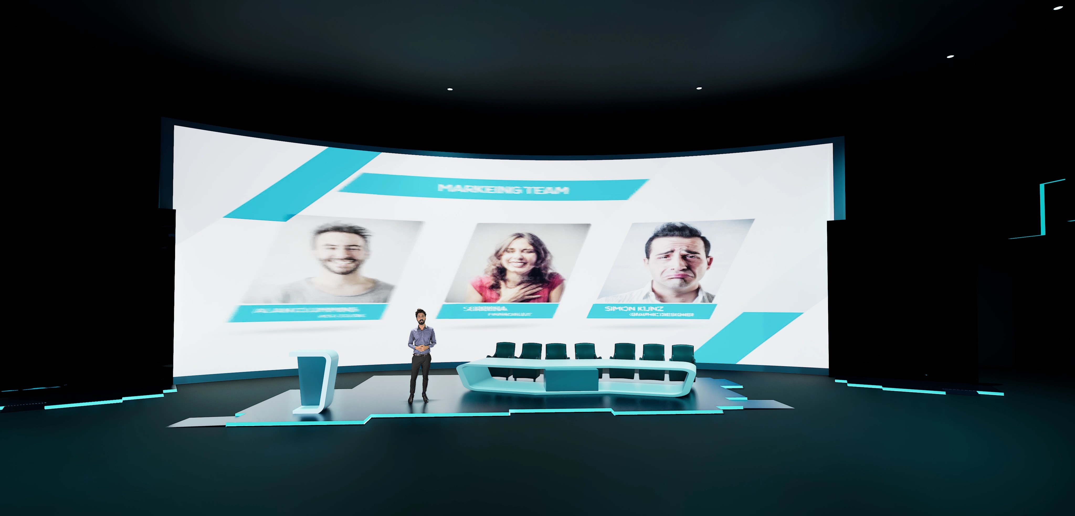 Virtual Sets | Buy STAGE BG6K3 | Unreal Engine Corporate Virtual Set ...