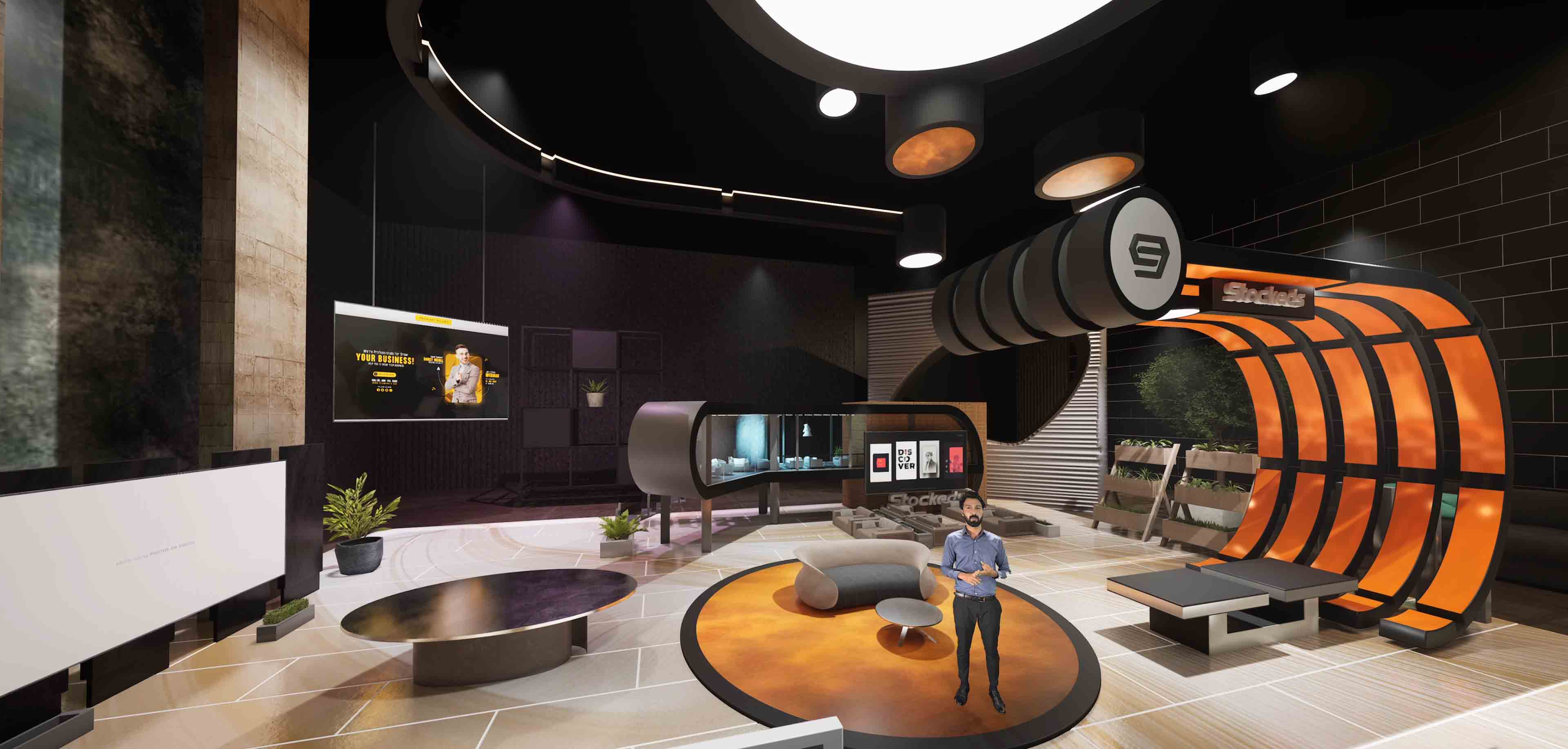 Talkshow ER6Y | Unreal Engine Corporate Virtual Set | Virtual Sets ...