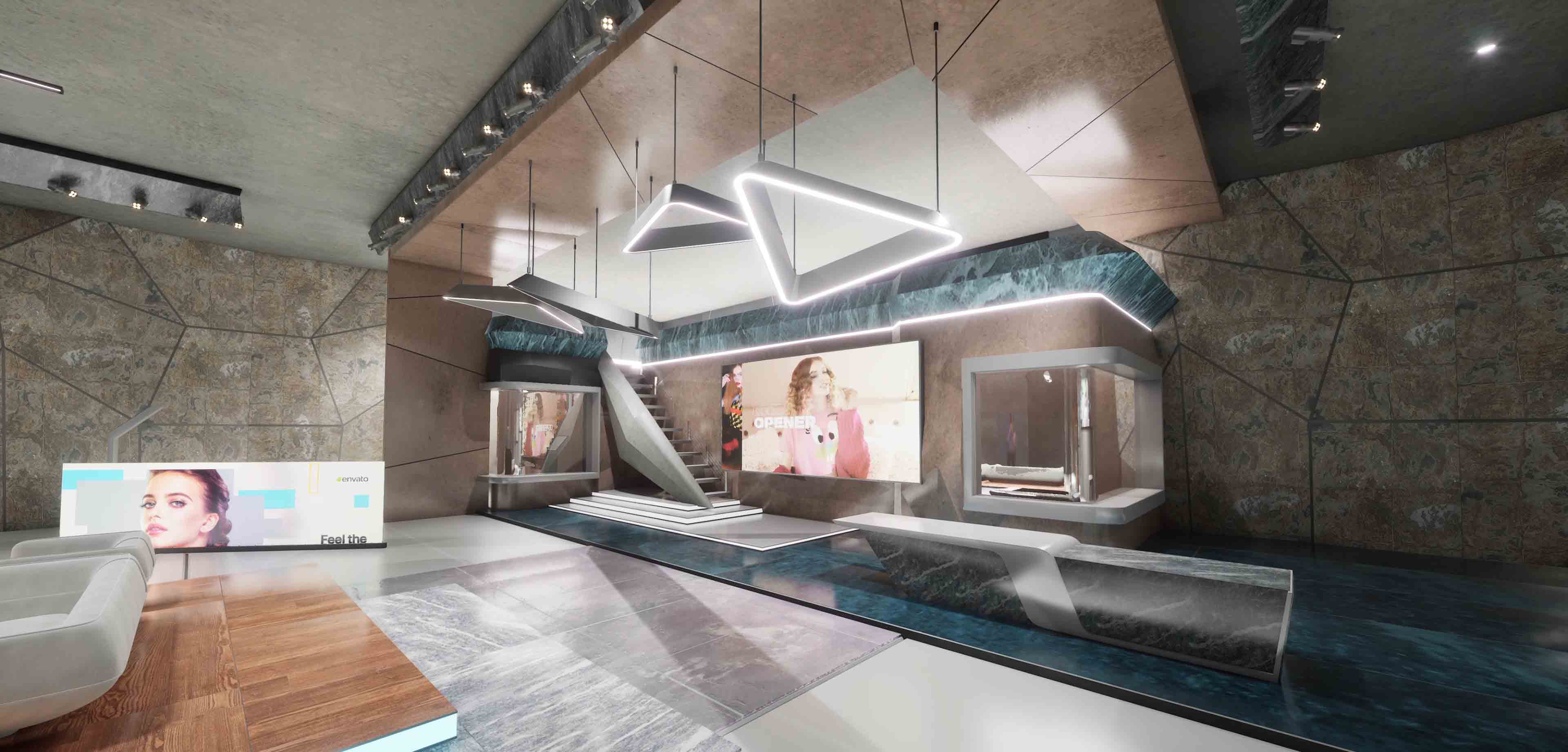 Virtual Sets | Buy Talkshow GY8HF | Unreal Engine Corporate Virtual Set | Integrated With ...